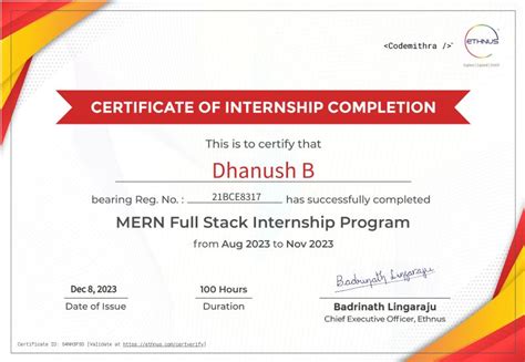 Dhanush Reddy On Linkedin Mernstack Webdevelopment Learningneverstops Careergoals