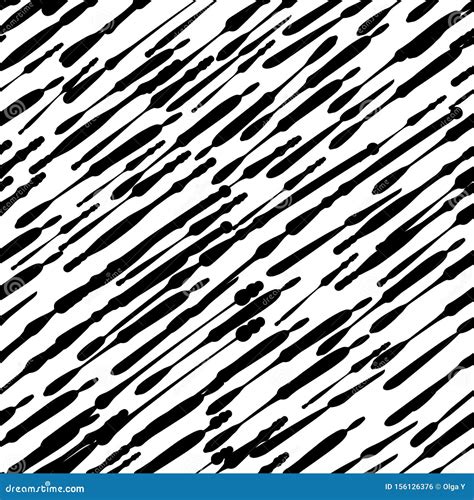 Seamless Diagonal Line Pattern Vector Black And White Background Stock Vector Illustration Of