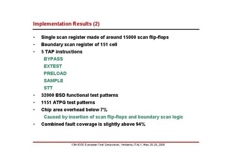 ScanThroughTAP Combining Scan Chain And Boundary Scan Features