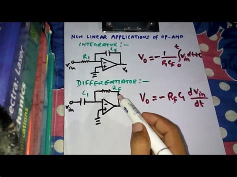 Non Linear Application Of Operational Amplifier This Ignores The Power Supply Terminals Which