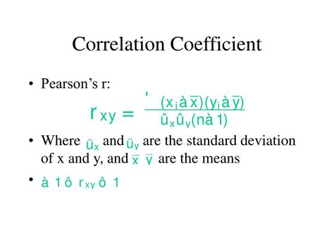 Ppt Correlation Coefficient Powerpoint Presentation Free Download Id2397566