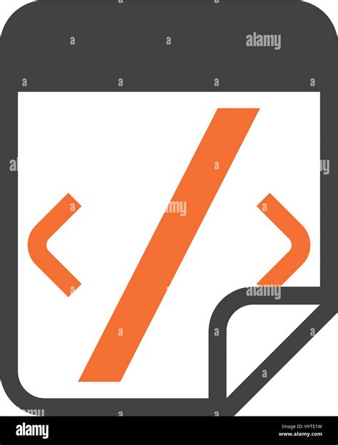 Html Programming Code Icon Vector Illustration Graphic Design Stock Vector Image Art Alamy