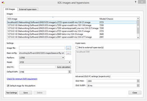 Add IOS Image To GNS