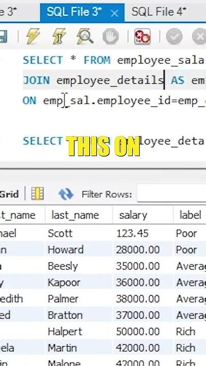 How To Perform A Join In Mysql Shorts Coding Mysql Youtube