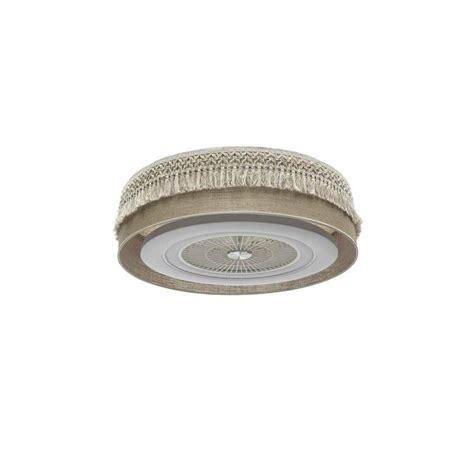 Ventilateur à Courant Continu Ekaterina Led Marron Réglable Leroy Merlin