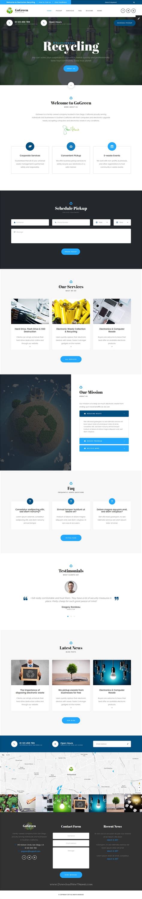 Go Html Template Modern Resume Template Word