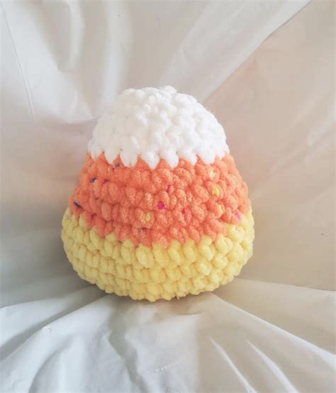 Handmade Crocheted Candy Corn Mad Daisy Crochet
