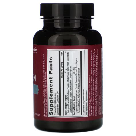 Dr Axe Ancient Nutrition Multi Collagen Joint Mobility 90
