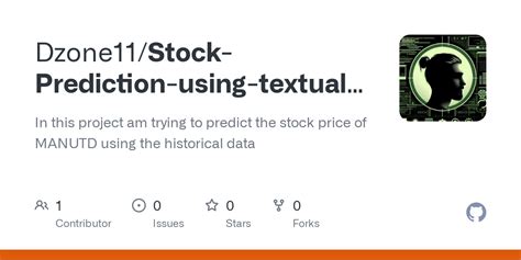 Github Dzone11stock Prediction Using Textual And Numerical Data In