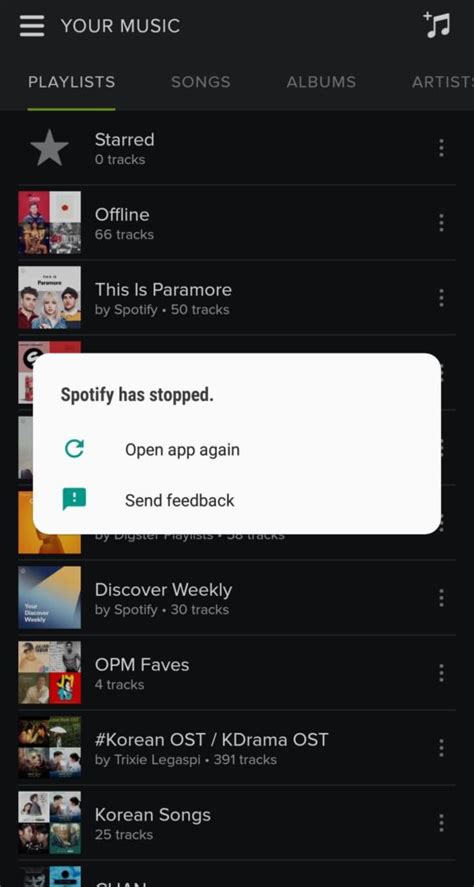 Solved Methods To Fix Spotify Keeps Crashing Android