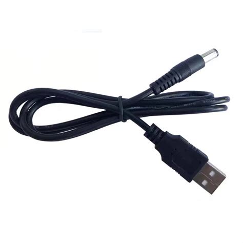 Black Pure Copper Usb Power Cable Usb To Dc5521 Charging Lrt 1271 Lanruntong China Trading