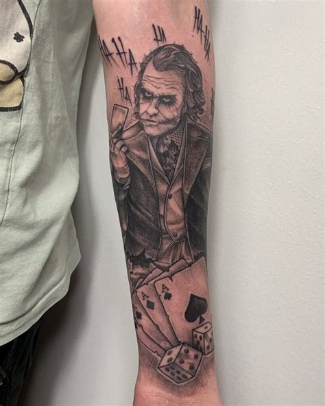 Joker Card Tattoo Sleeve Joker Card Tattoo Design For Carlosiots