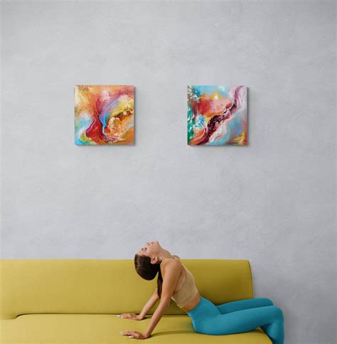 Sexual Wall Painting Sexual Energy Art Erotic Wall Painting Red Sexual Painting Affection Wall