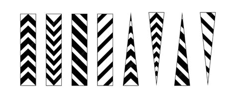 Chevron Arrow Icon Set Collection Of Arrow Symbols Modern Design
