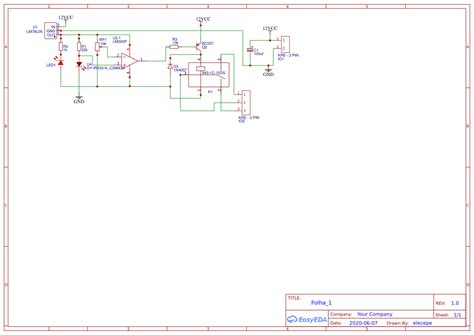 555 Timer Simulation Easyeda
