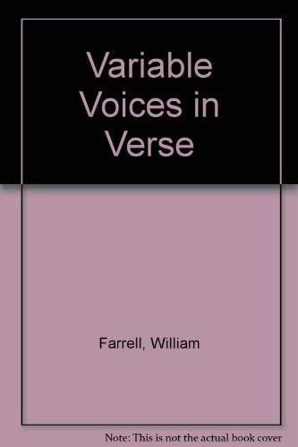 Variable Voices In Verse Farrell William 9780805998894