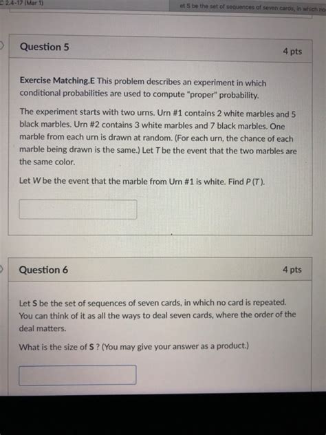Solved Question 1 4 Pts Exercise Matchinga This Problem
