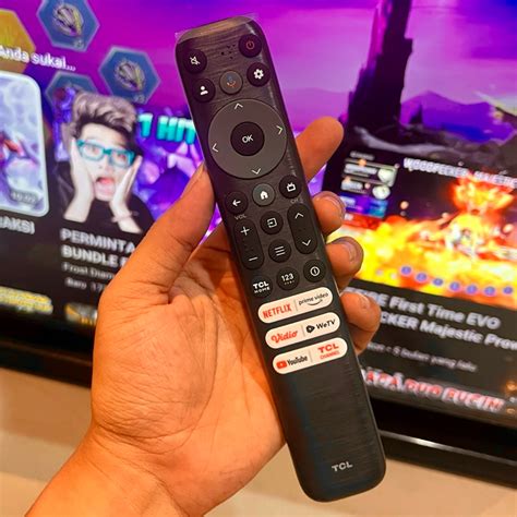 Tcl ใหม่ต้นฉบับ Tcl Tv Remote Model Rc813 Tcl ใหม่ Original Android Smart Tv Remote Shopee