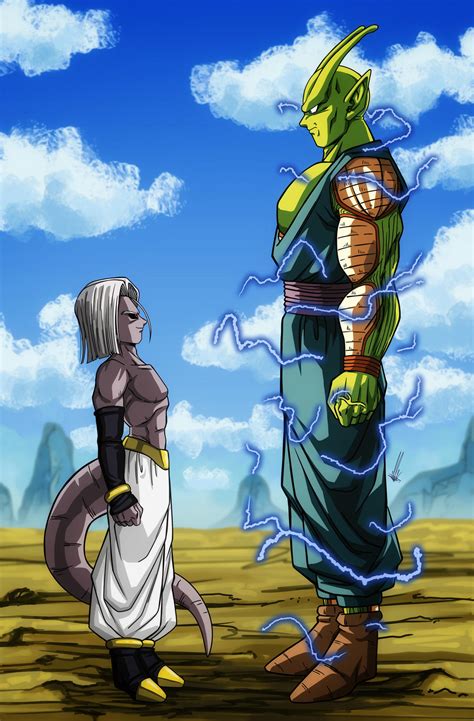 Majin 17 Vs Piccolo Super Namekian 3 By Unkoshin On Deviantart