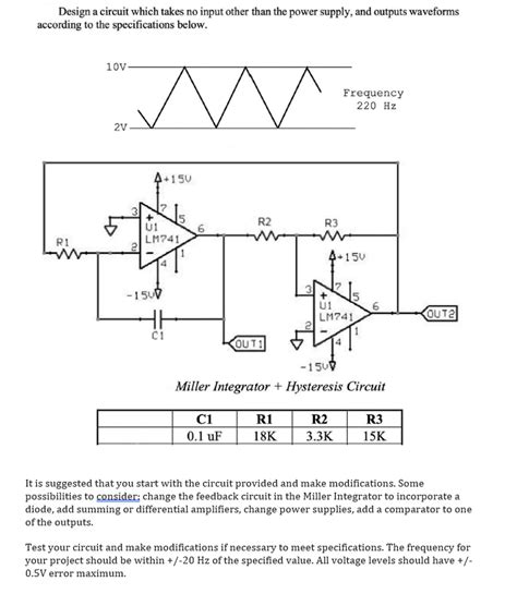 Solved Design A Circuit Which Takes No Input Other Than The Chegg
