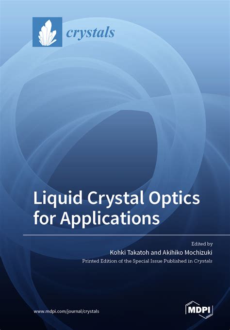 Liquid Crystal Optics For Applications Mdpi Books