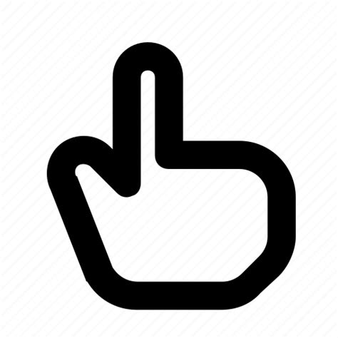 Mobile Ui Expanded Tap Touch Touchscreen Gesture Icon Download On Iconfinder