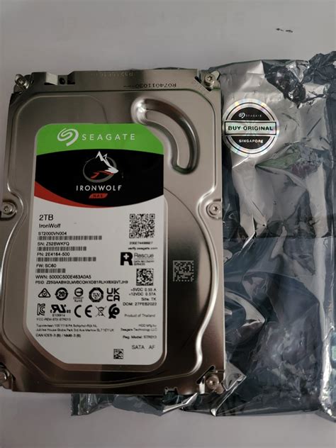 Seagate Ironwolf 2tb Computers And Tech Parts And Accessories Hard Disks And Thumbdrives On Carousell