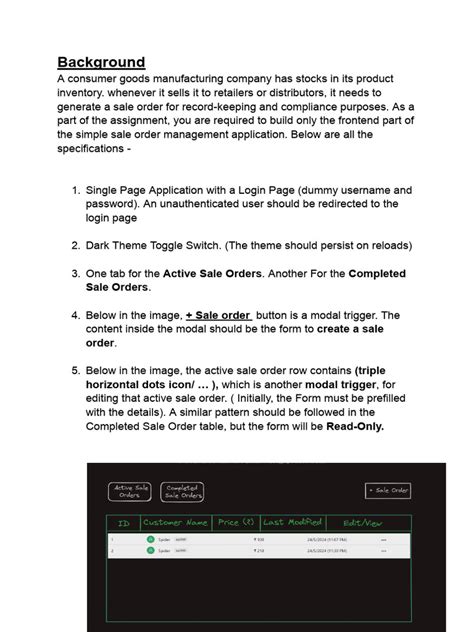 Assignment Frontend Developer Pdf Software Computing