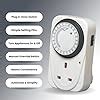 Defender Hour Segment Timer Plug Socket Programmable Mechanical Timer Switch For Home