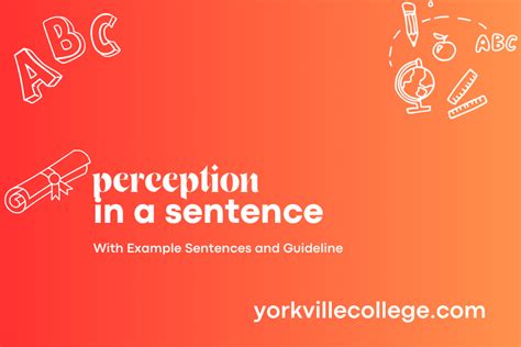How To Use Perception In A Sentence Easy Examples
