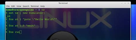 First Tcl Script For Beginners Hello World Tic Droid