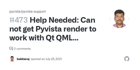 Help Needed Can Not Get Pyvista Render To Work With Qt Qml