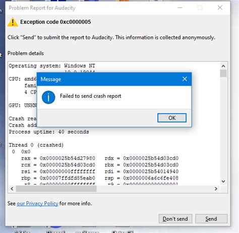 Crash When Quitting Audacity With More Than One Projects Open Issue 4023 Audacity Audacity
