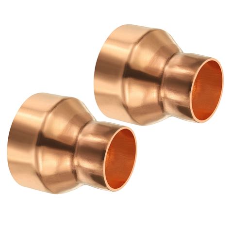 Uxcell 2 12 To 1 12 Nominal Size Copper Reducer Reducing Coupling