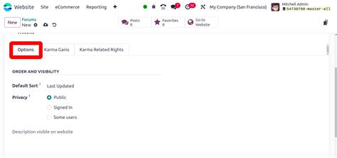 Forum In Odoo 17 Odoo V17 Enterprise Edition Book
