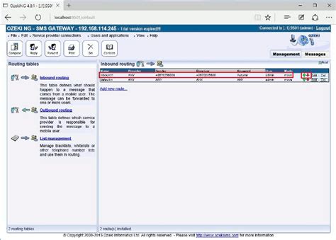 inbound sms routing