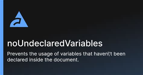 Noundeclaredvariables Biome