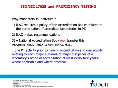 Ppt On The Role Of Proficiency Testing Schemes In Laboratory Accreditation Powerpoint