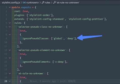 Vuejs3 Vue3 And Stylelint How To Fix Unexpected Unknown Pseudo Class Selectordeep