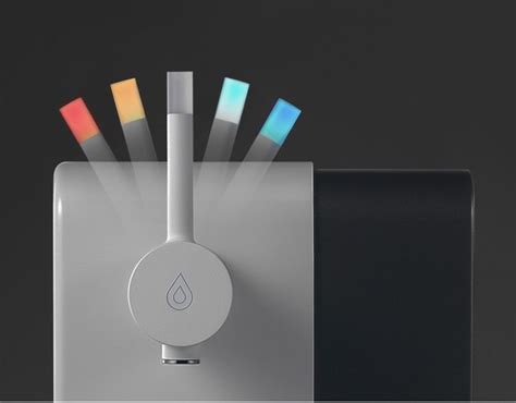 color coding water temperature with light color coding light