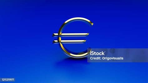 파란색 배경에 황금 유로 기호의 3d 그림 상징에 대한 스톡 사진 및 기타 이미지 상징 유럽 연합 통화 지구본 Istock