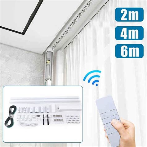 Sliding Plain Motorized Curtain System For Home Remote At ₹ 25499
