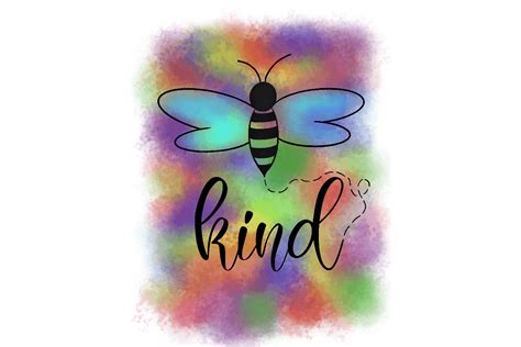 Bee Kind Be Kind Sublimation Png Graphic By Ellieandjeffrey1