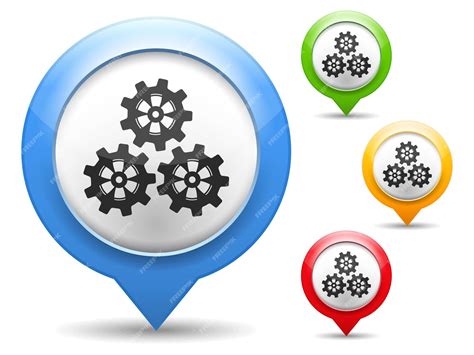 Premium Vector Gears Icon