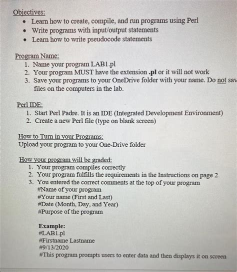 Solved Objectives Learn How To Create Compile And Run