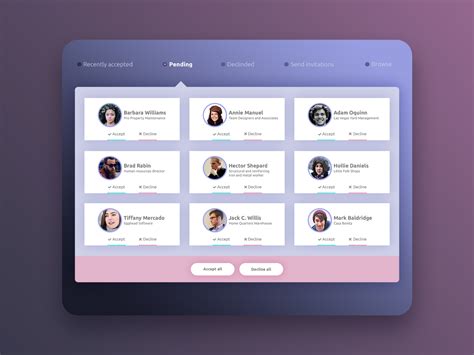 Ui Design Daily Pending Invitation