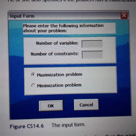 Solved Input Form Please Enter Following Information Bout Problem
