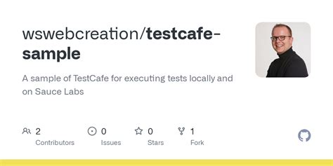 GitHub Wswebcreation Testcafe Sample A Sample Of TestCafe For Executing Tests Locally And On