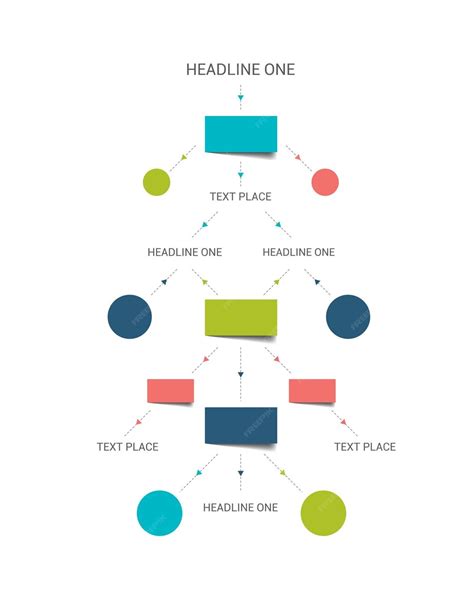 Premium Vector Flow Chart Scheme Infographics Elements Vector Design