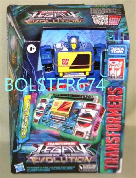 Twincast And Rewind Transformers Legacy Evolution Voyager 2023 Hasbro